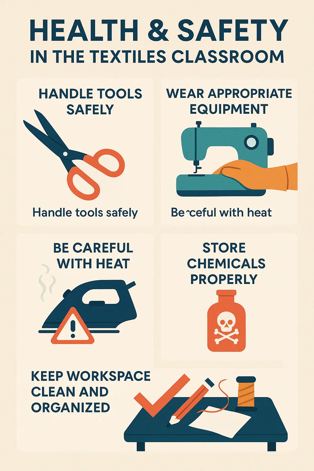 Health & Safety in the Textiles Classroom/Studio (L2 Accredited ...